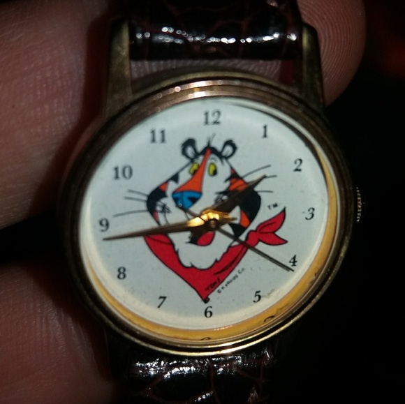 Vintage | Jewelry | Vintage 993 Kelloggs Tony The Tiger Watch | Poshmark